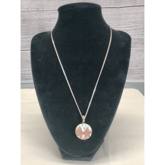 Jewelry | Vintage Cloisonne Kissing Angel Fish Pendant On Bsi 925 Made ...